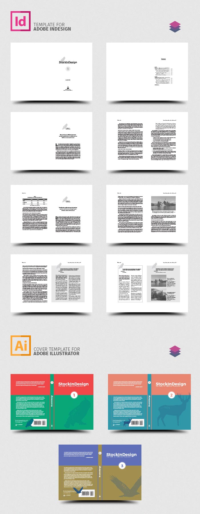 InDesign Book Template StockInDesign